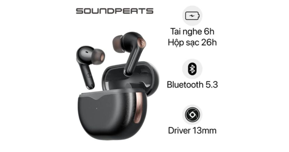 Tai nghe SoundPEATS Air 4 Pro giá rẻ 2025 góp 0%